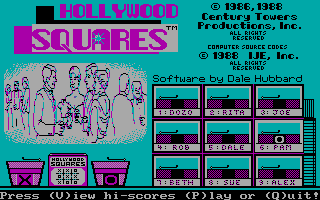 Hollywood Squares | Death By Troggles